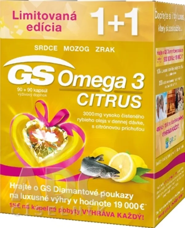 GS Omega 3 Citrus cps. 90+90 Geschenk 2017 CR/SK | Schneider Apotheke